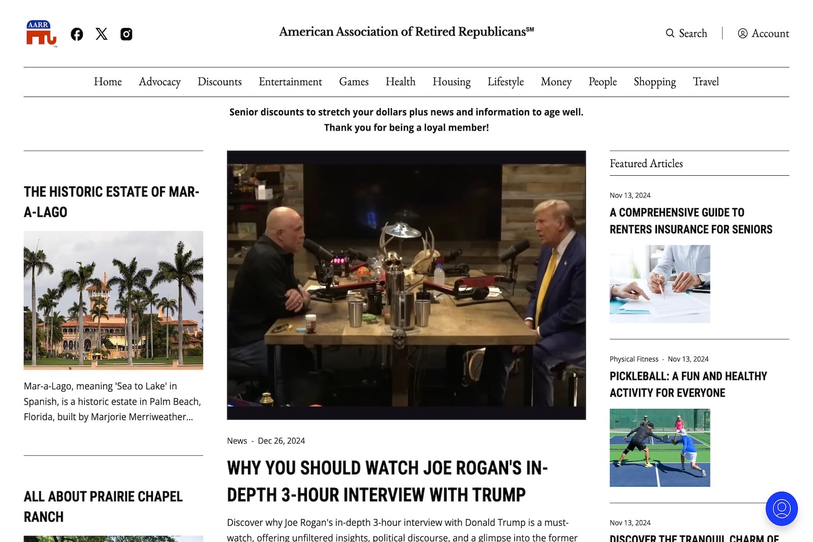 Senior News at AARR.org