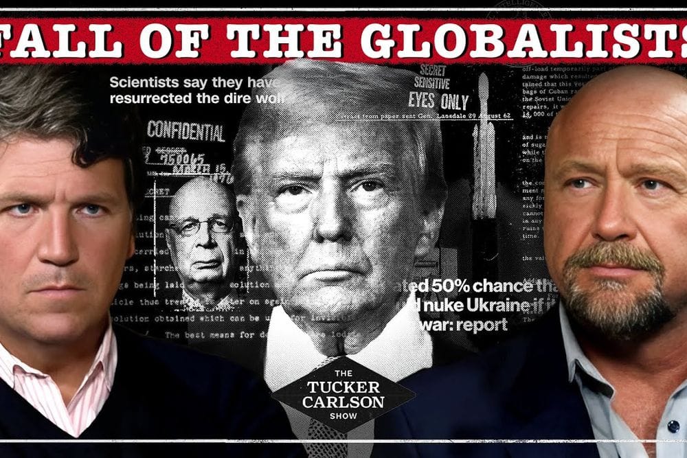Alex Jones with Tucker Carlson: Trump Support and WW3 Warnings