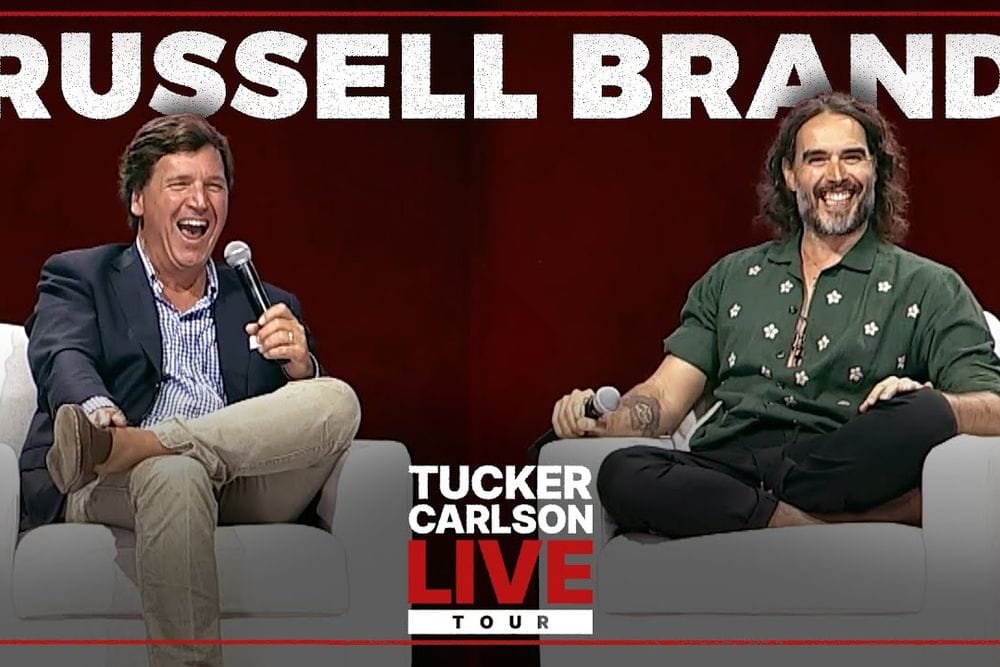 Russell Brand with Tucker Carlson on Faith, Health, and Trump’s Fight