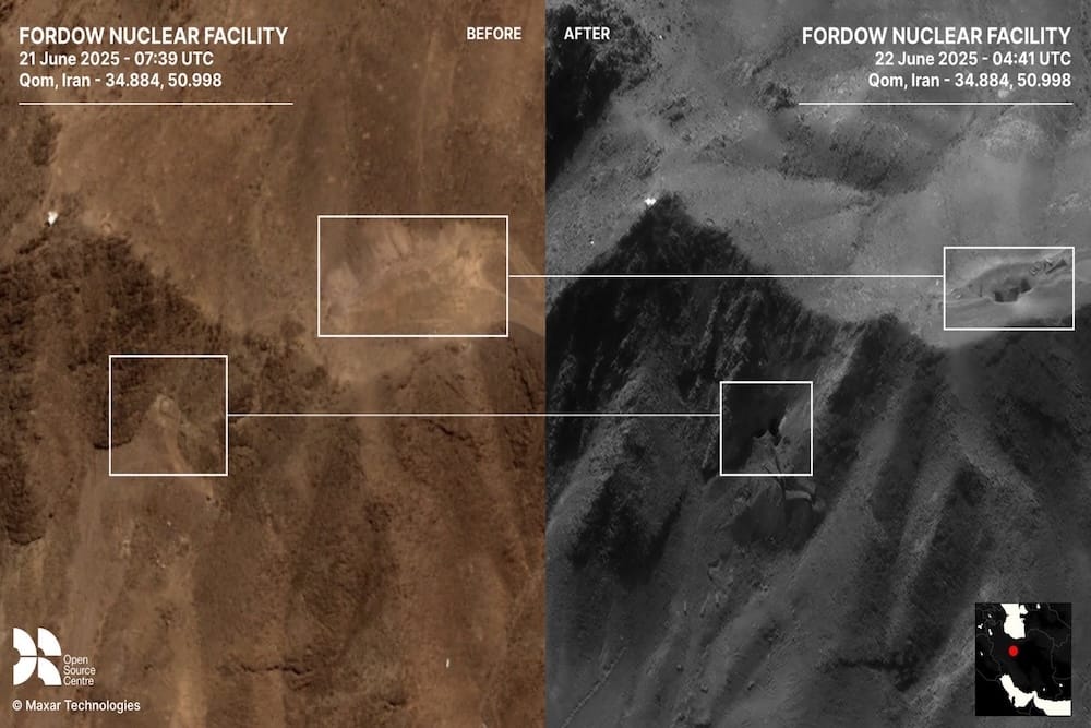 Trump's U.S. Strike Obliterates Iran Nuclear Sites