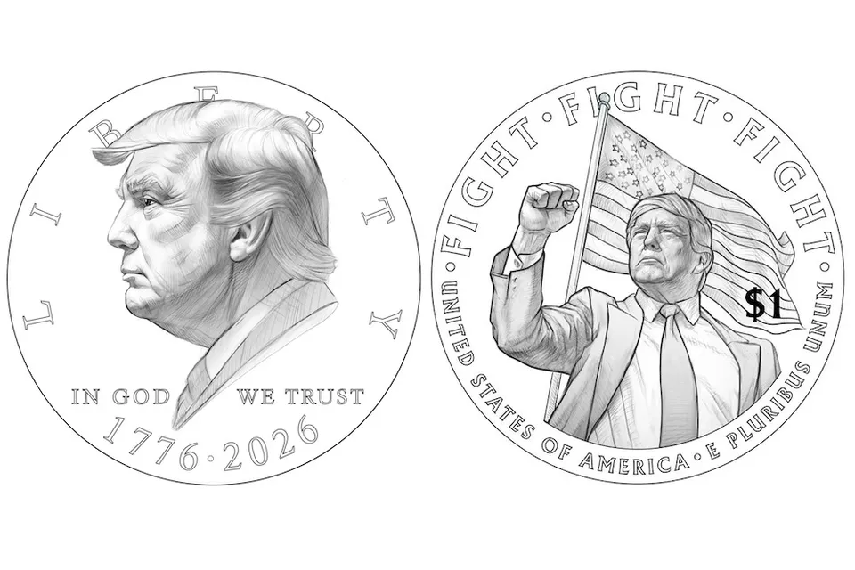 Treasury Reveals $1 Trump Coin for America's 250th Anniversary Event